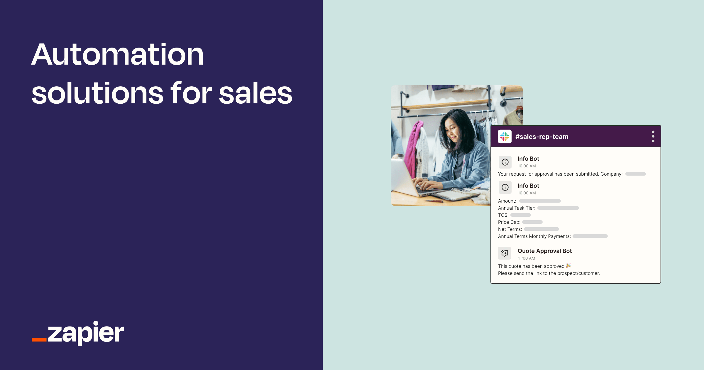 Automation solutions for sales | Zapier